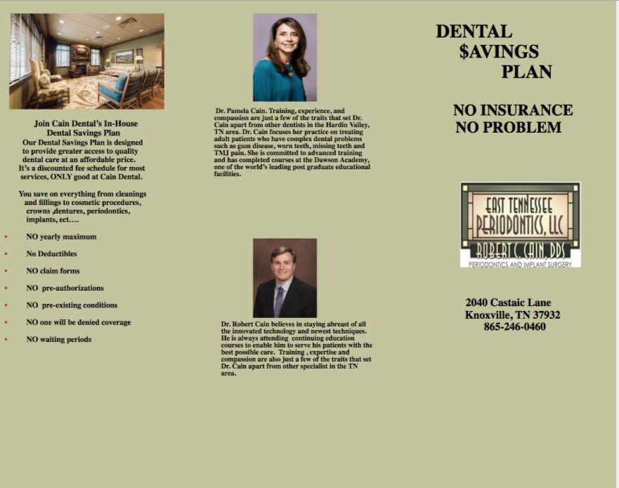 Knoxville TN Periodontist Office Patient Information